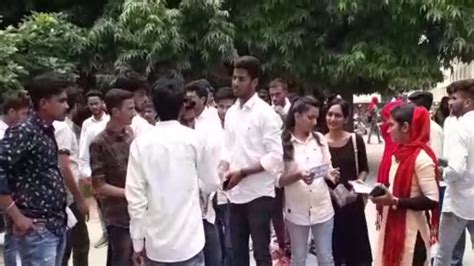 Neem Ka Thana Election Atmosphere Gathered In Snkp College Activists Of Two Groups Came Face To