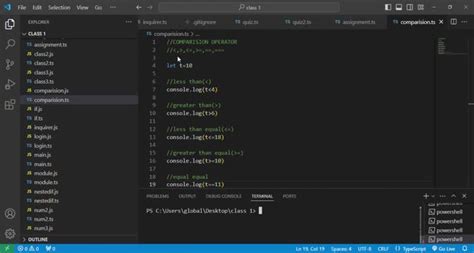 Ayesha Khan On Linkedin Title Typescript Comparison Operator Program Introducing A Typescript