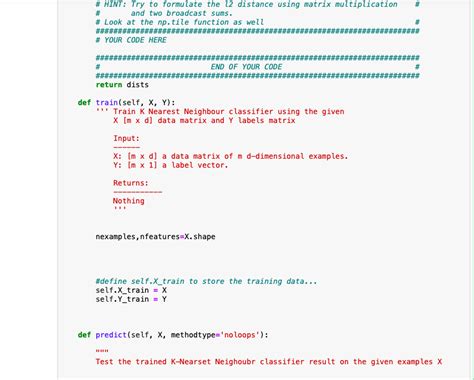 Solved Write Code In Python For This Problem Based On KNN Chegg