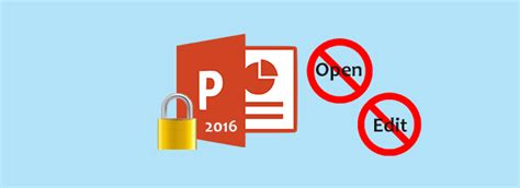 how to lock powerpoint 2016 presentation from opening editing isumsoft