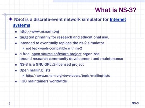 Ppt Ns 3 Tutorial 및 프로토콜 구현 방법 Powerpoint Presentation Id5189243