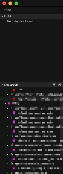 add todos in the current file to embedded view · issue 205