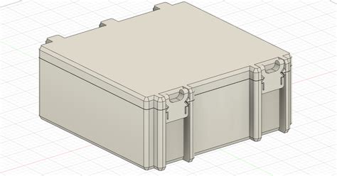 No Screws Parametric Box By Chuyskywalker Download Free Stl Model