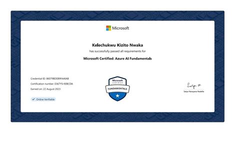 Kizito Nwaka On Linkedin Azure Azureai Microsoftlearn Microsoftcertifications 14 Comments