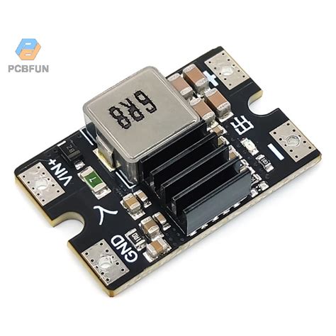 Pcbfun Dc Dc Buck Converter Voltage Regulator Step Down Module Output 3 3v 5v 9v 12v 8a Shopee