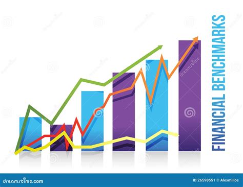 Financial Benchmarks Chart Illustration Design Stock Illustration Illustration Of Design