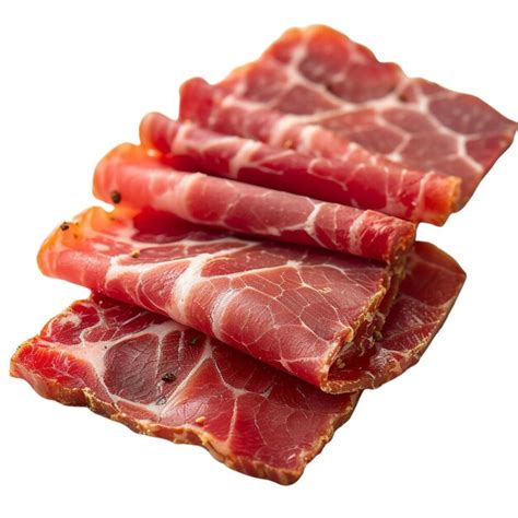 Slice Of Raw Ham Premium Ai Generated Psd