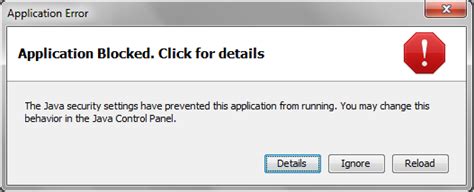 Java Appletjar Blocked By Security Settings Stack Overflow