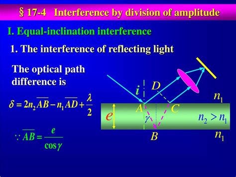 Ppt Part 1 Interference Of Light Powerpoint Presentation Free Download Id 5643353