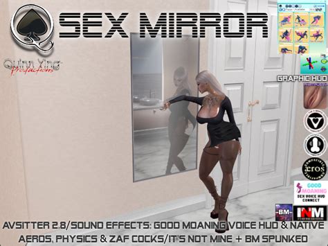Second Life Adult Furniture And Equipment QYN Sex Mirror PBR Sex Mirror Couple Poses