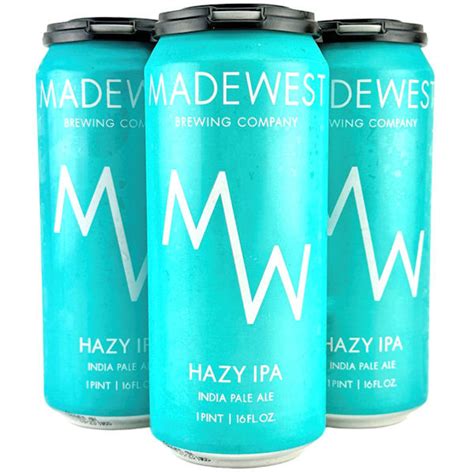 Madewest Brewing Hazy Ipa 16oz 4 Pack Cans
