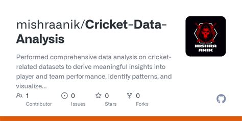 Github Mishraanikcricket Data Analysis Performed Comprehensive Data