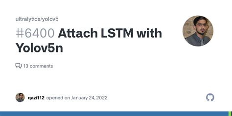 Attach Lstm With Yolov5n · Issue 6400 · Ultralyticsyolov5 · Github
