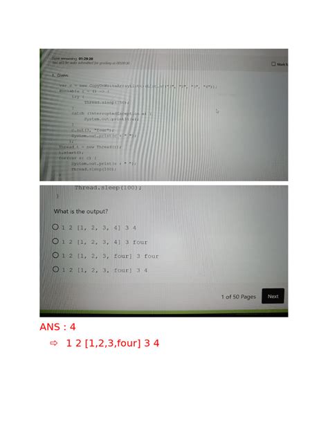 Java Oracle Exam Pdf