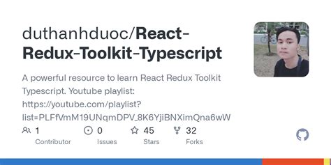 Github Duthanhduocreact Redux Toolkit Typescript A Powerful