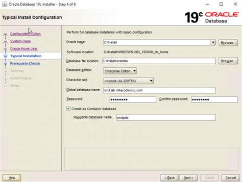 Oracle Database 19c Installation