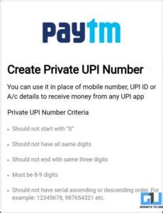 What Is Private UPI Number How To Create It On Paytm Gadgets To Use