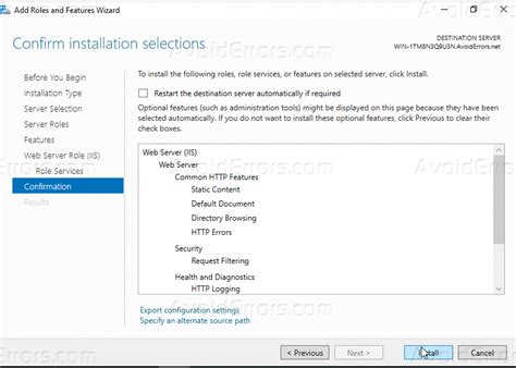 How To Install Webserver Iis Role On Windows Server 2016 Avoiderrors