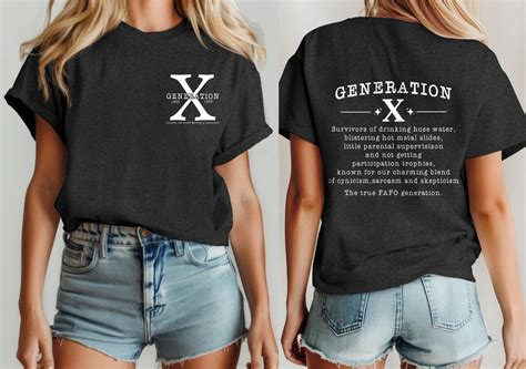 Gen X Shirt Generation X Shirt Raised On Hose Water And Neglect