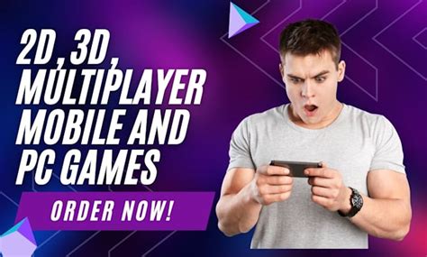 create develop 2d 3d multiplayer android mobile ios and pc games in