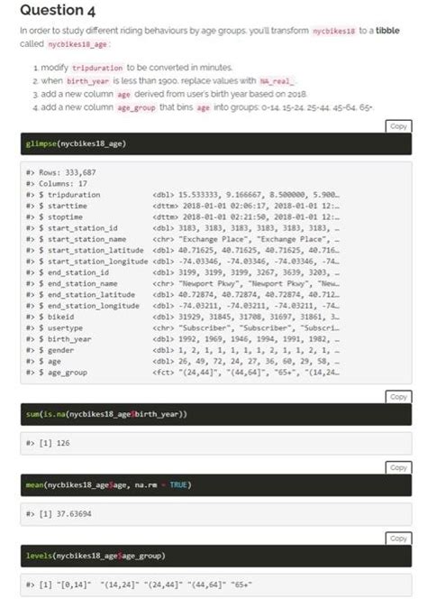 Solved Librarylubridate Librarytidyverse Nycbikes18