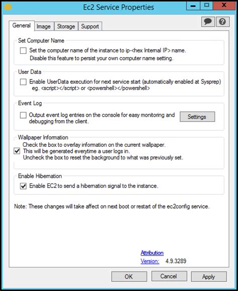 Configure A Windows Instance Using The EC Config Service Legacy Amazon Elastic Compute Cloud