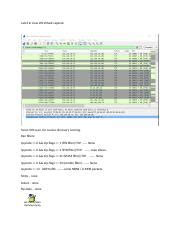 Lab 6 WireShark Capture In Class Assignment Docx Lab 6 In Class WireShark Capture Some SYN