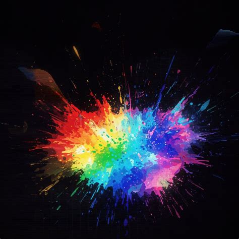 Abstract Digital Art With Vibrant Neon Colors Stock Illustration Illustration Of Planet