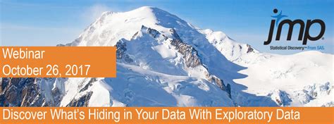 Webinar Discover Whats Hiding In Your Data With Exploratory Data Analysis Mva