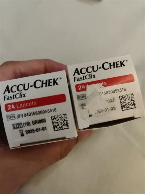 Accu Chek Lancets Health And Nutrition Medical Supplies And Tools On Carousell