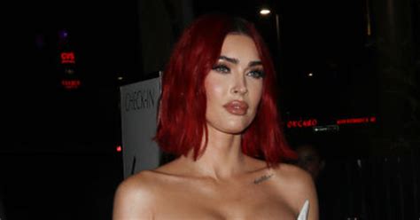 Megan Fox Stuns In White Dress And Pink Hair Amid Controversy Over New