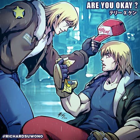 Ken Masters And Terry Bogard Street Fighter And More Drawn By Richard Suwono Danbooru