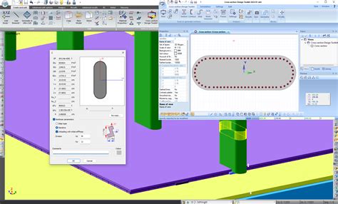 nonlinear custom cross sections lira sapr 2024 r1