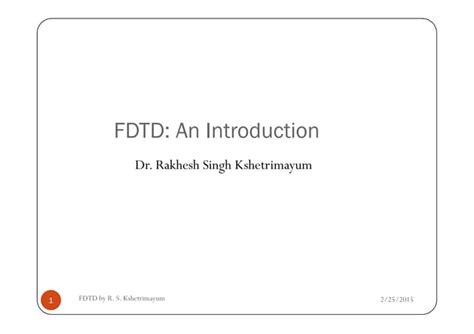 Fdtd Pdf