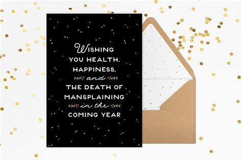 New Year Card Quotes Fanny Printable