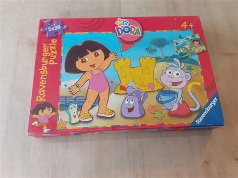 Dora The Explorer 2x20 Piece Jigsaw Puzzles 4 Ravensburger Complete £6