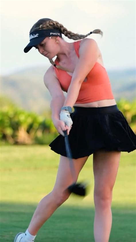 Grace Charis Nearly Falls Out Of Her Top In Stunning Golf Course Clip