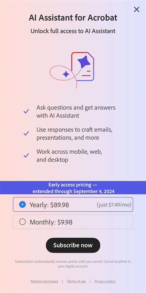 Adobe Acrobat Reader Edit Pdf Paywall Screenshot 6m Mo