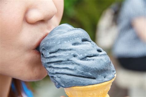 Helado Negro Foto Premium