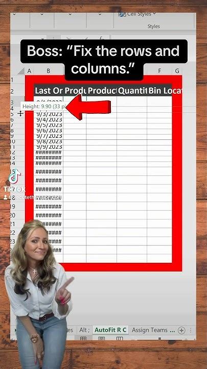 Excel Tip To Auto Fit Rows And Columns Youtube