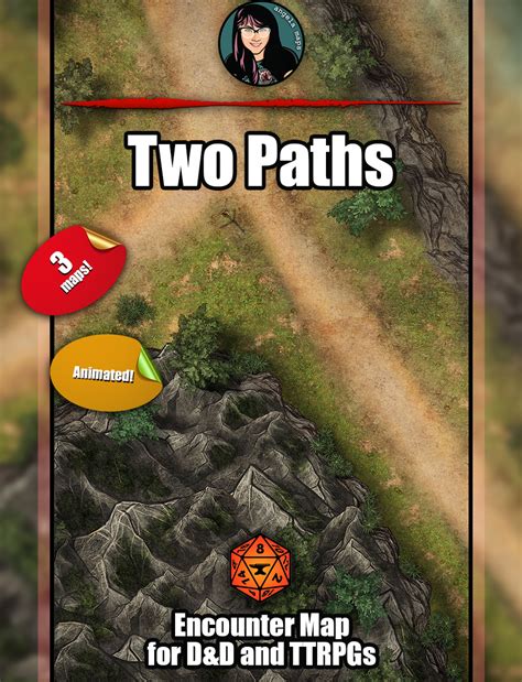 Two Paths Animated Battle Map With Foundry VTT Support Spooky Action