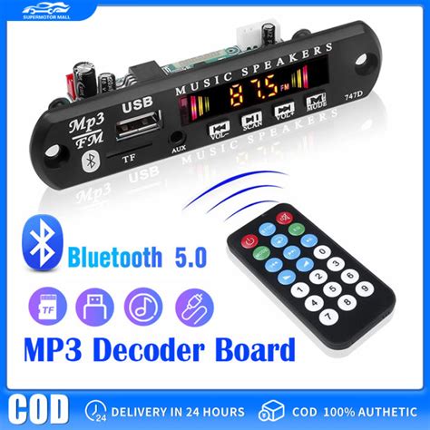 COD Original MP WMA Decoder Board Bluetooth FM Radio TF USB Mm AUX Wireless Receiver