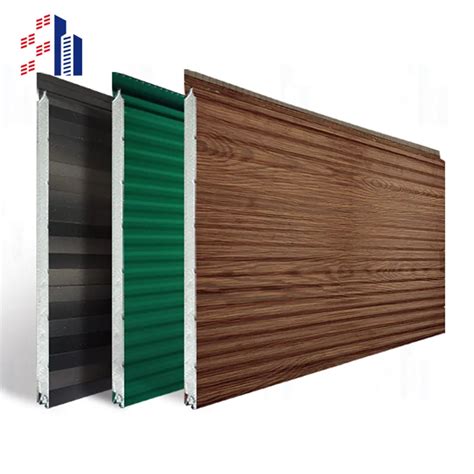 External Wall Cladding Pu Metal Siding New Aluminum Insulated Wall Cladding Facade Building