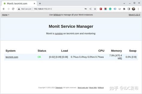 Monit 用于管理和监控 Linux 系统的开源工具 知乎