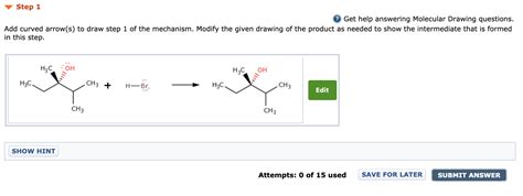 Solved Step Get Help Answering Molecular Drawing Chegg