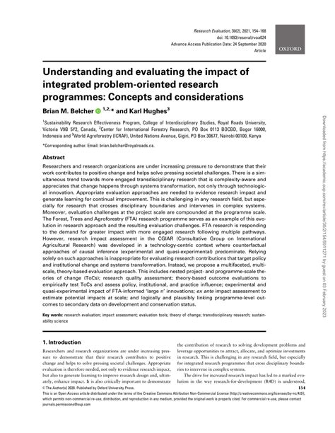 Pdf Understanding And Evaluating The Impact Of Integrated Problem