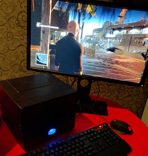 Amd Polaris Demo Graphics Card Pictured Polaris Passively Cooled Features Three Display