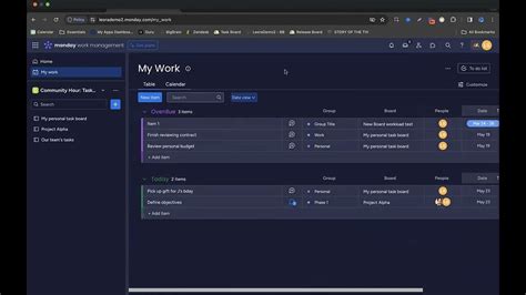 Managing Tasks On Recording Community Events Monday