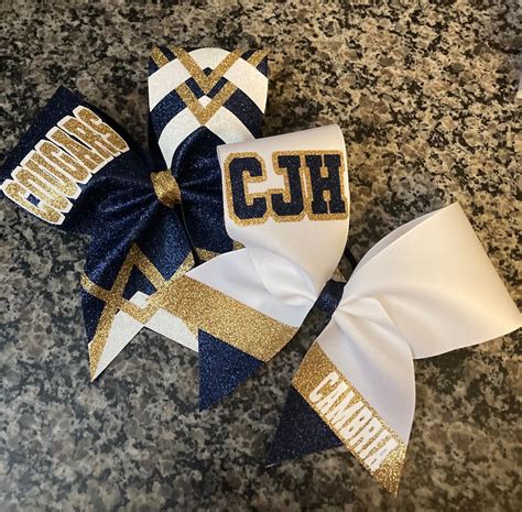 Custom Cheer Bow Bundle For Sideline And Comp Cheer 2 Cheer Bows