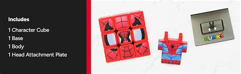 Rubiks Cube Spider Man Cuber Marvel Collectible Fidget Toy And Desk Decor Problem